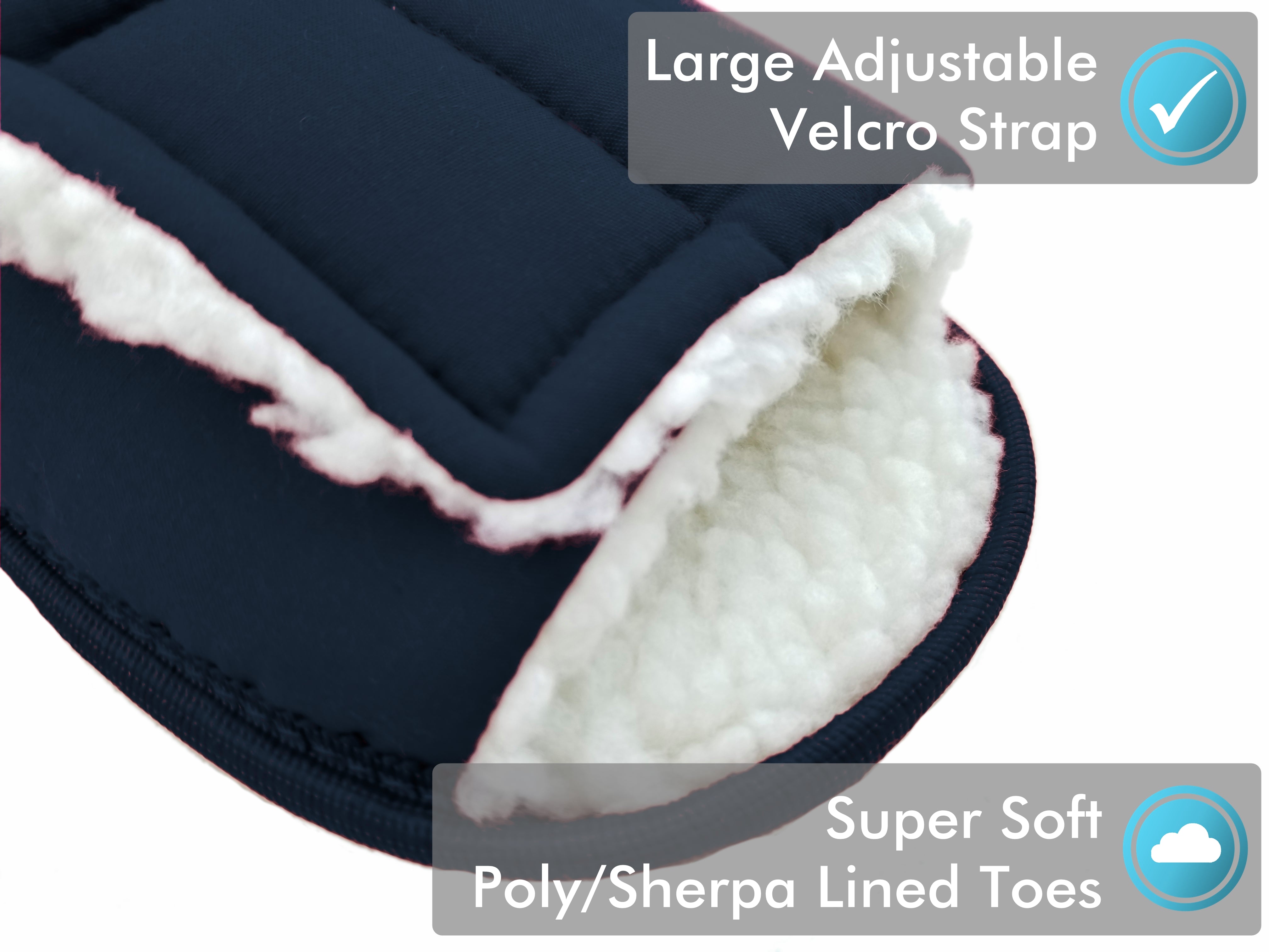 Men's Open Toe Edema Slippers– ComfortFinds