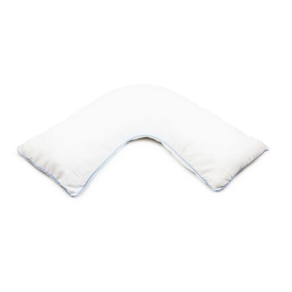 L Shaped Snuggle Sleep Pillow For Back Pain , Neck Pain & Pressure ...