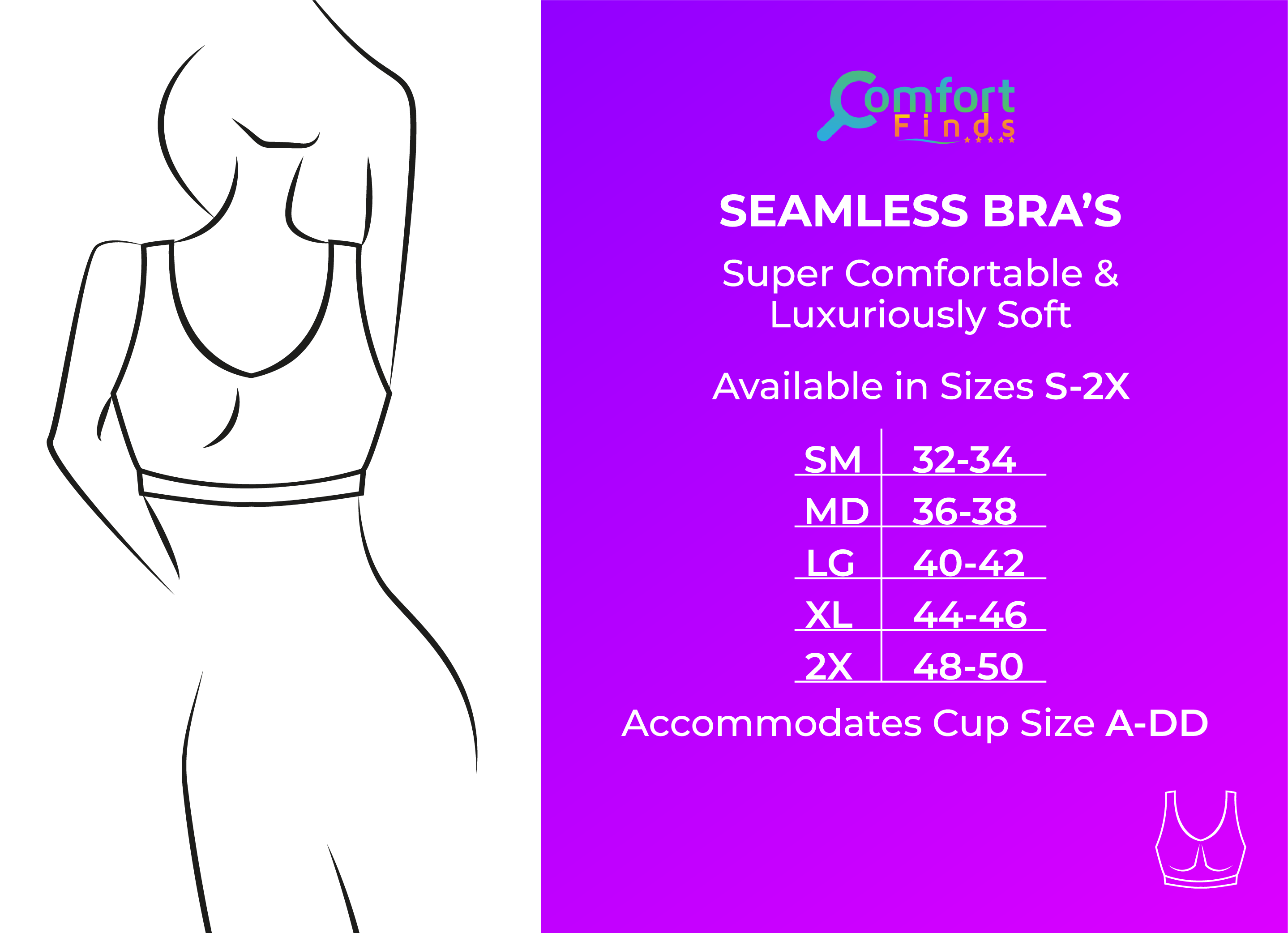 Seamless Pullover Butterfly Back Bra | Pullover Wire free Comfort Bra ...